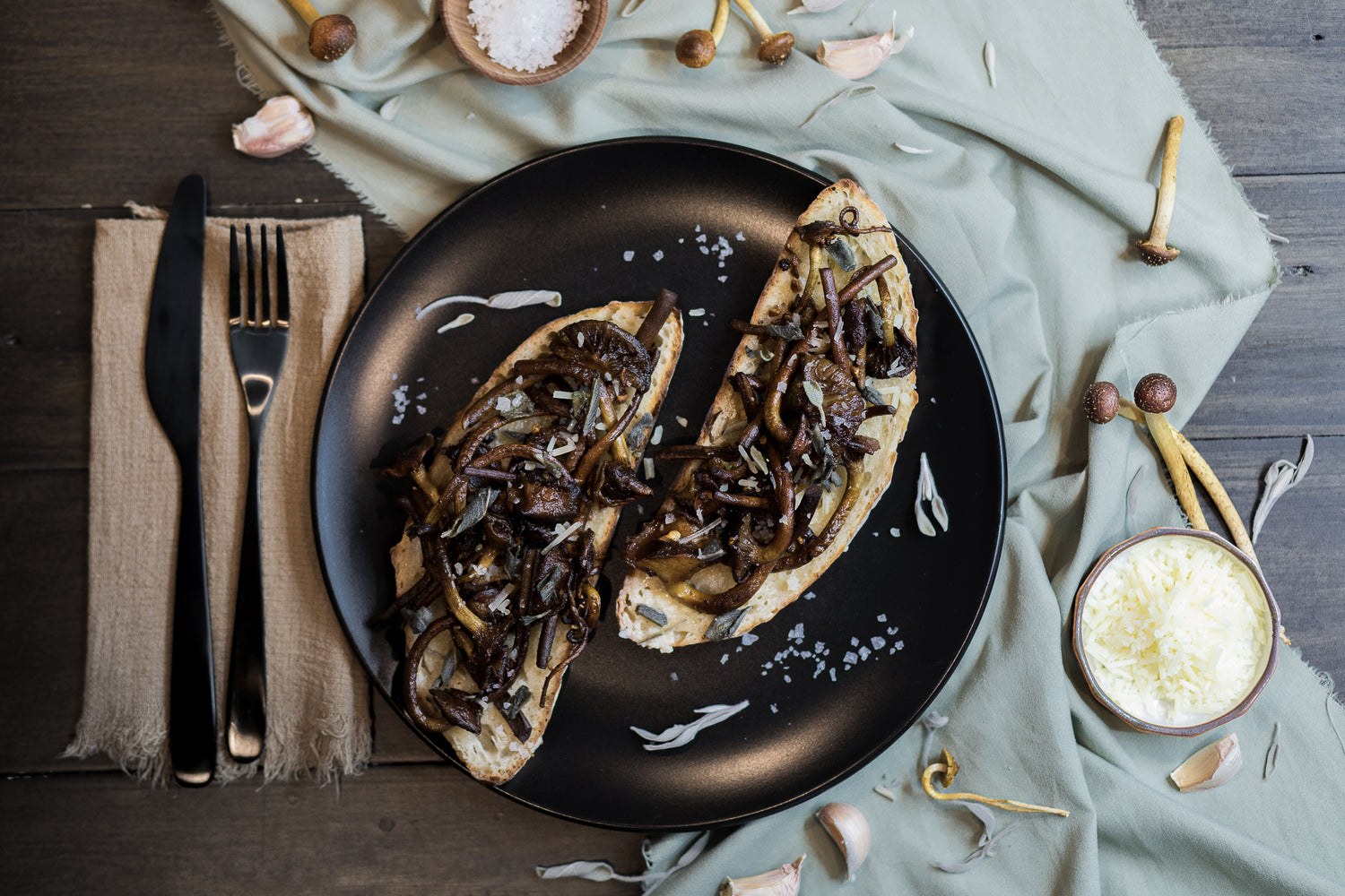 Chestnut Mushroom Toast – Circular Harvest